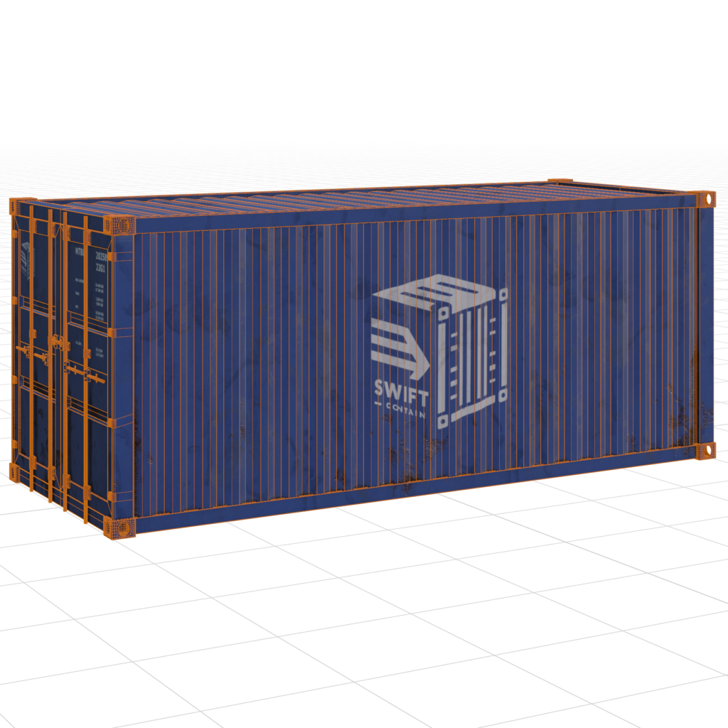 Shipping Container 01 • iMeshh - 3D Model for Blender 4.0+