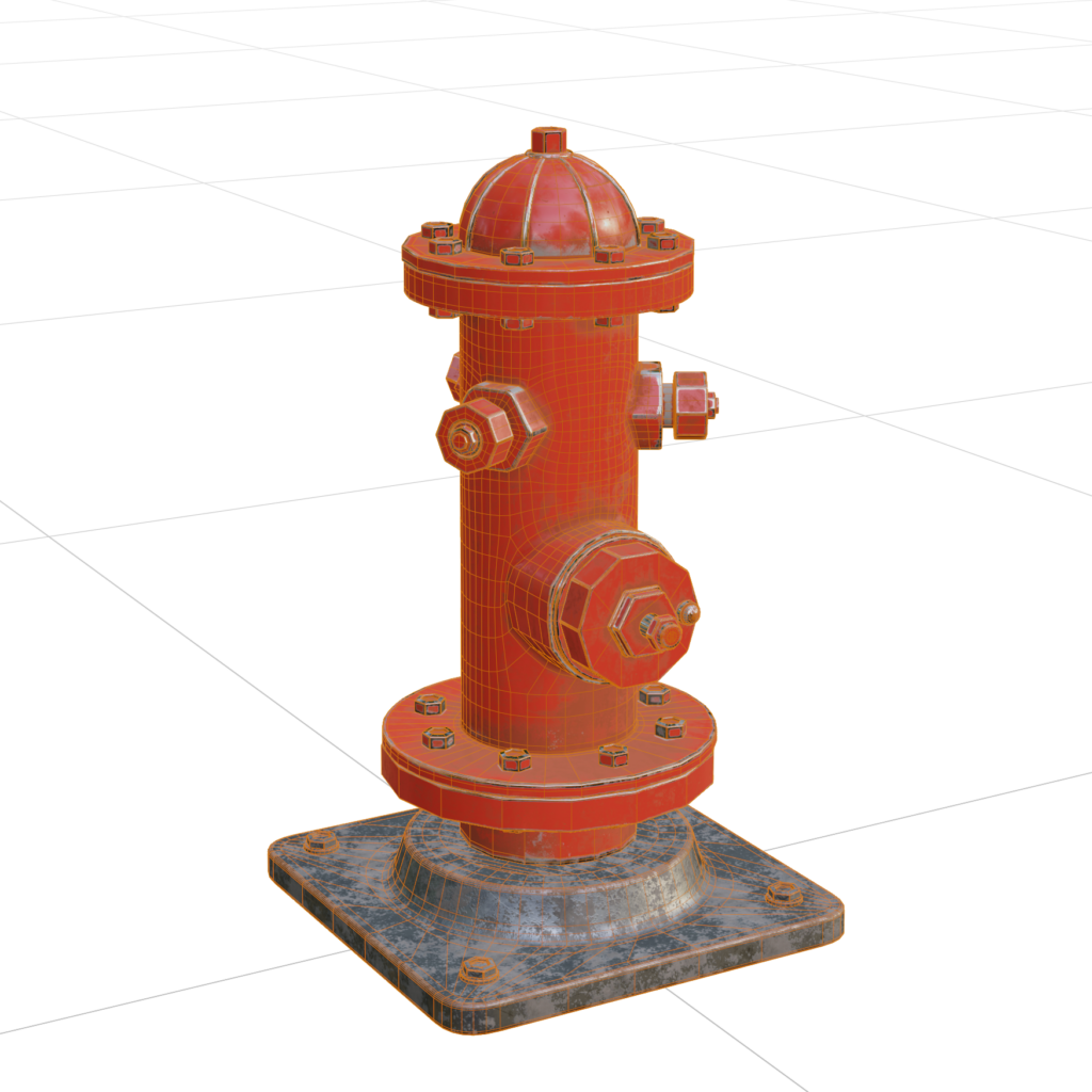 Fire Hydrant 01 • iMeshh - 3D Model for Blender 4.0+