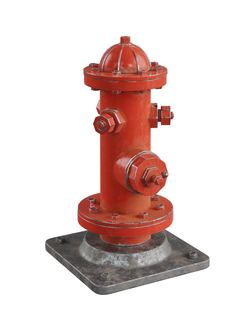 Fire Hydrant 01 • iMeshh - 3D Model for Blender 4.0+