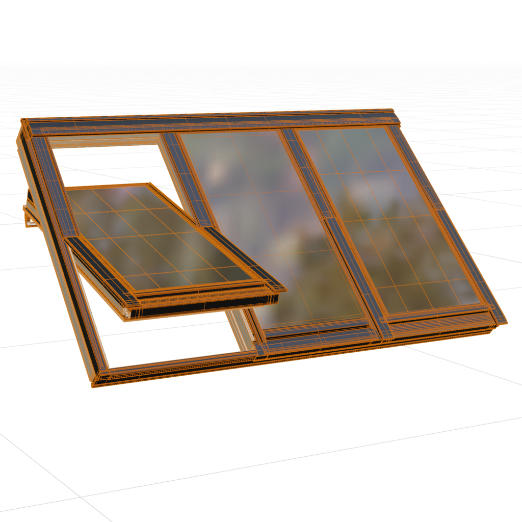 Roof Top Window 03 • iMeshh - 3D Model for Blender 4.0+