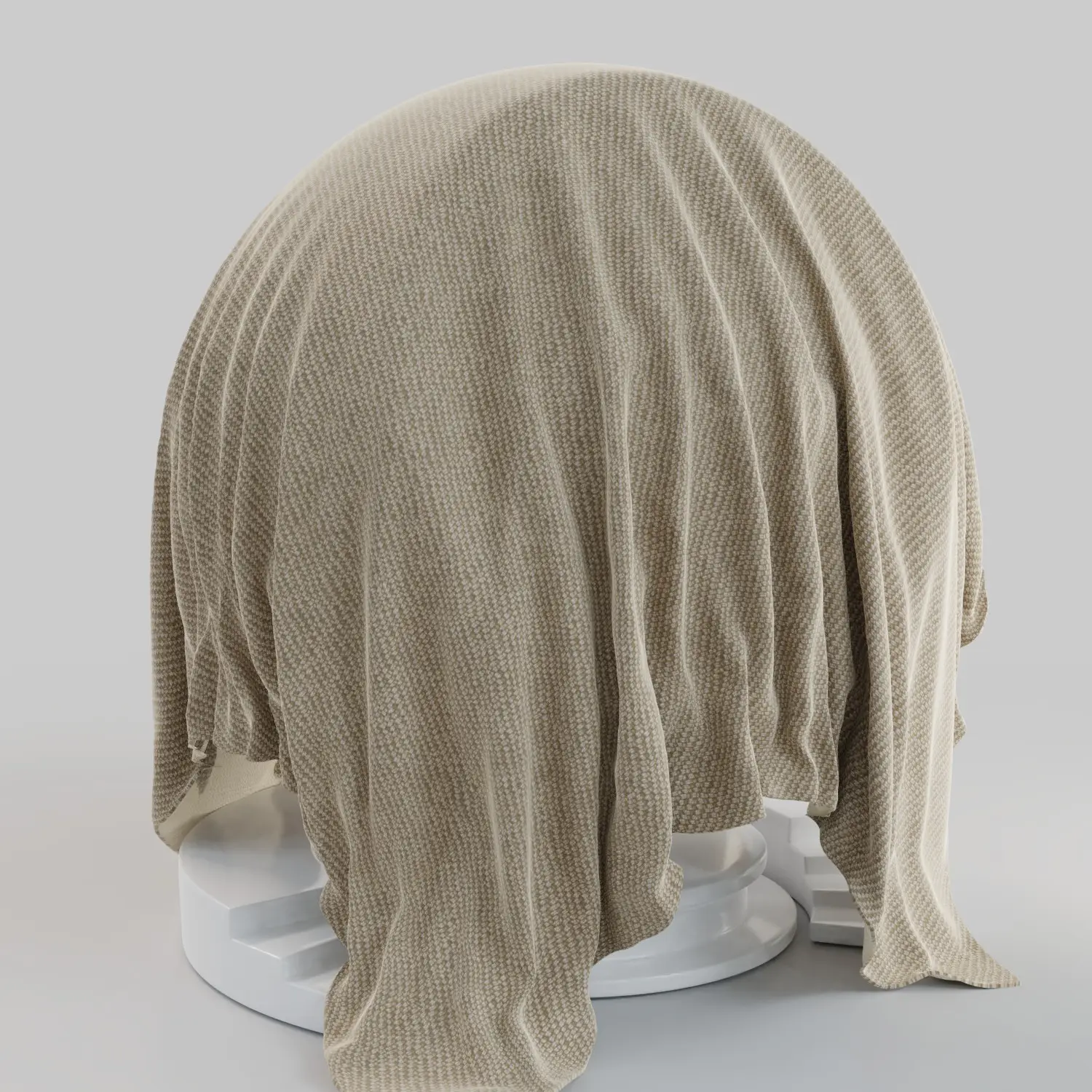 Light Yellow Weaved Fabric • iMeshh - 3D Model for Blender 4.0+
