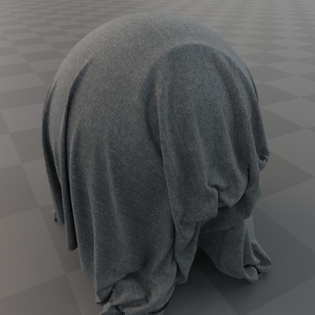 Black Couch Fabric • iMeshh - 3D Model for Blender 4.0+