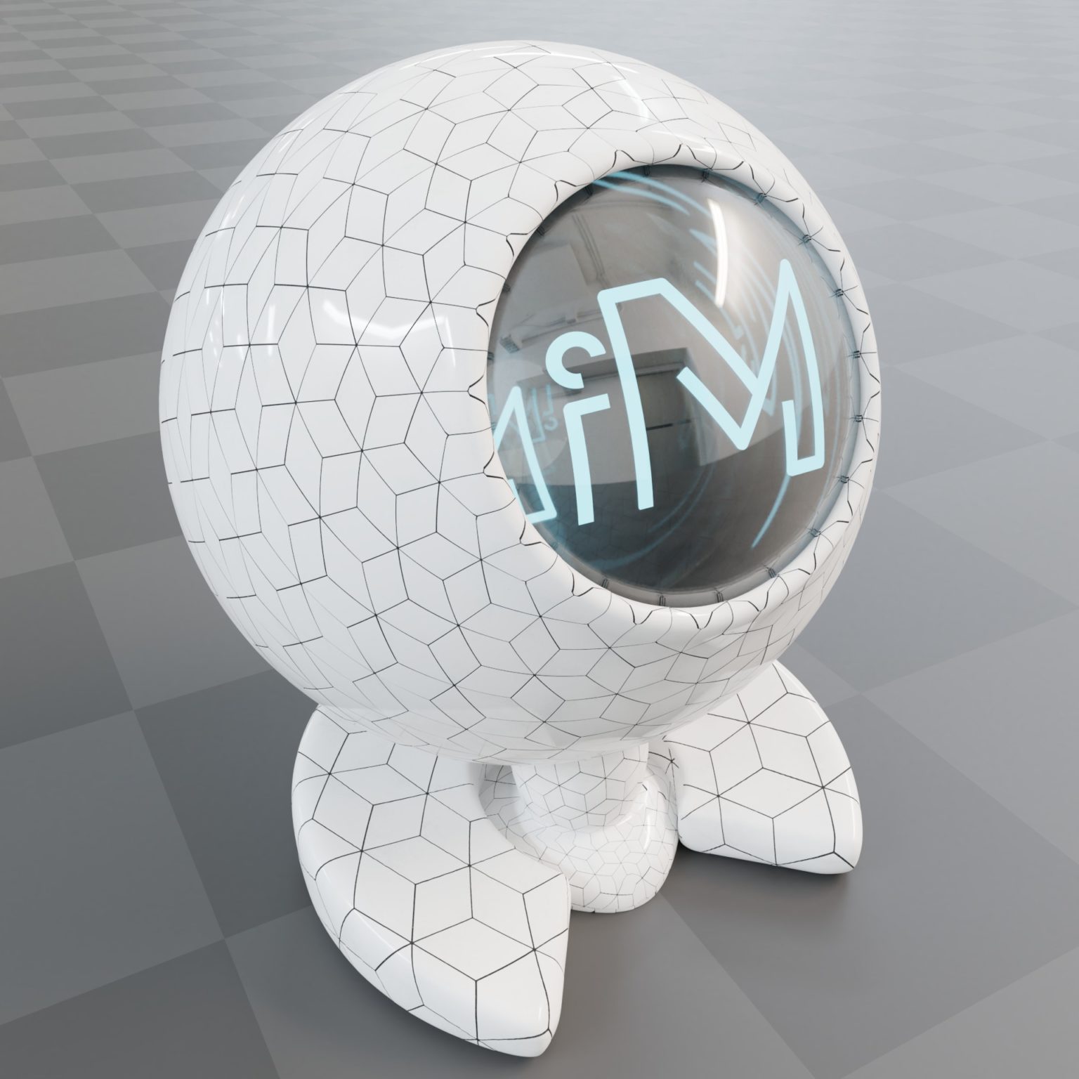 Scandinavian Diamond Tiles • iMeshh - 3D Model for Blender 4.0+